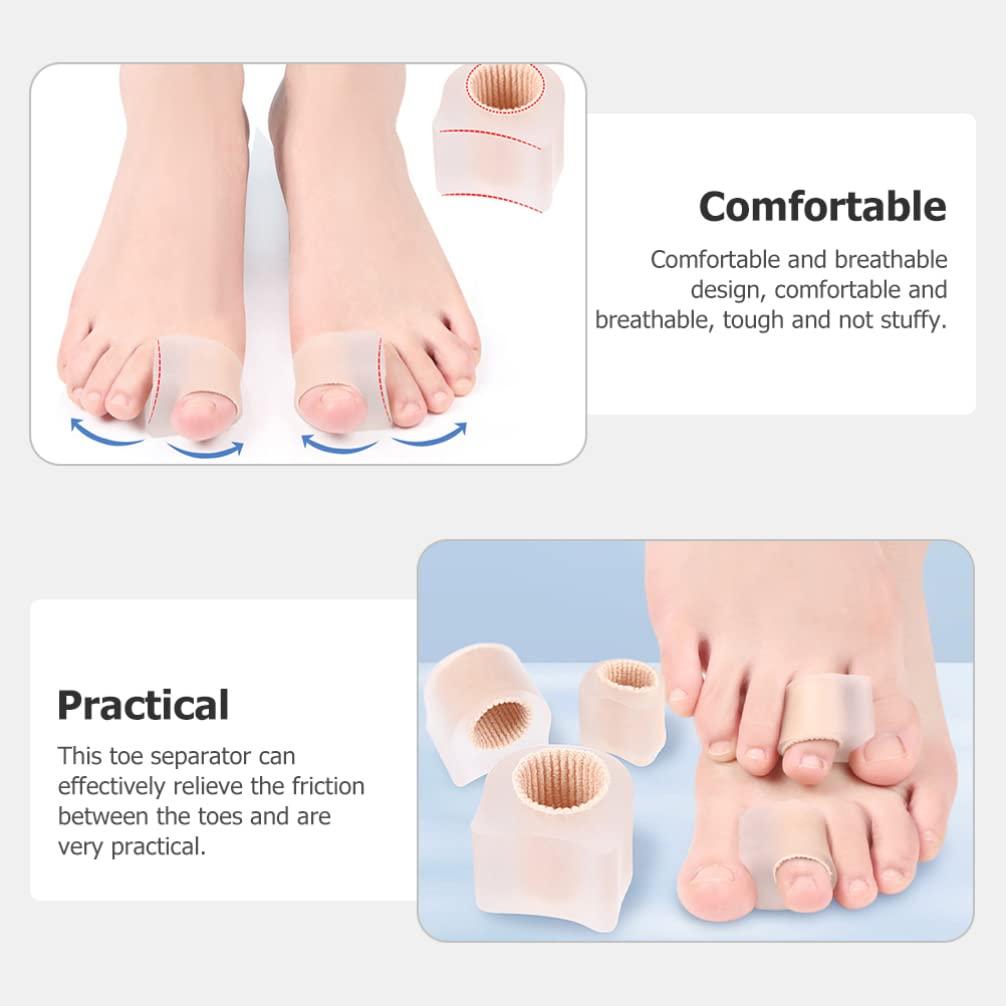 Gatuida Silicone Toe Separator + Bunion Corrector 2 Pairs - Thumb ...