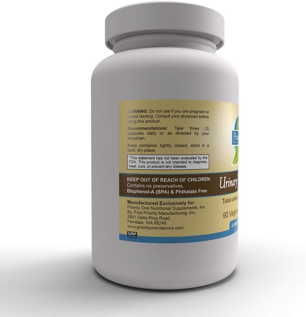 Priority One Vitamins Urinary Tranquility 90 Vegetarian Capsules ...