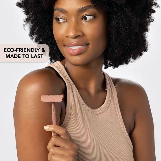 Kitsch Perfect Glide Safety Razor - Metal Handle with 5 Supply Blades ...