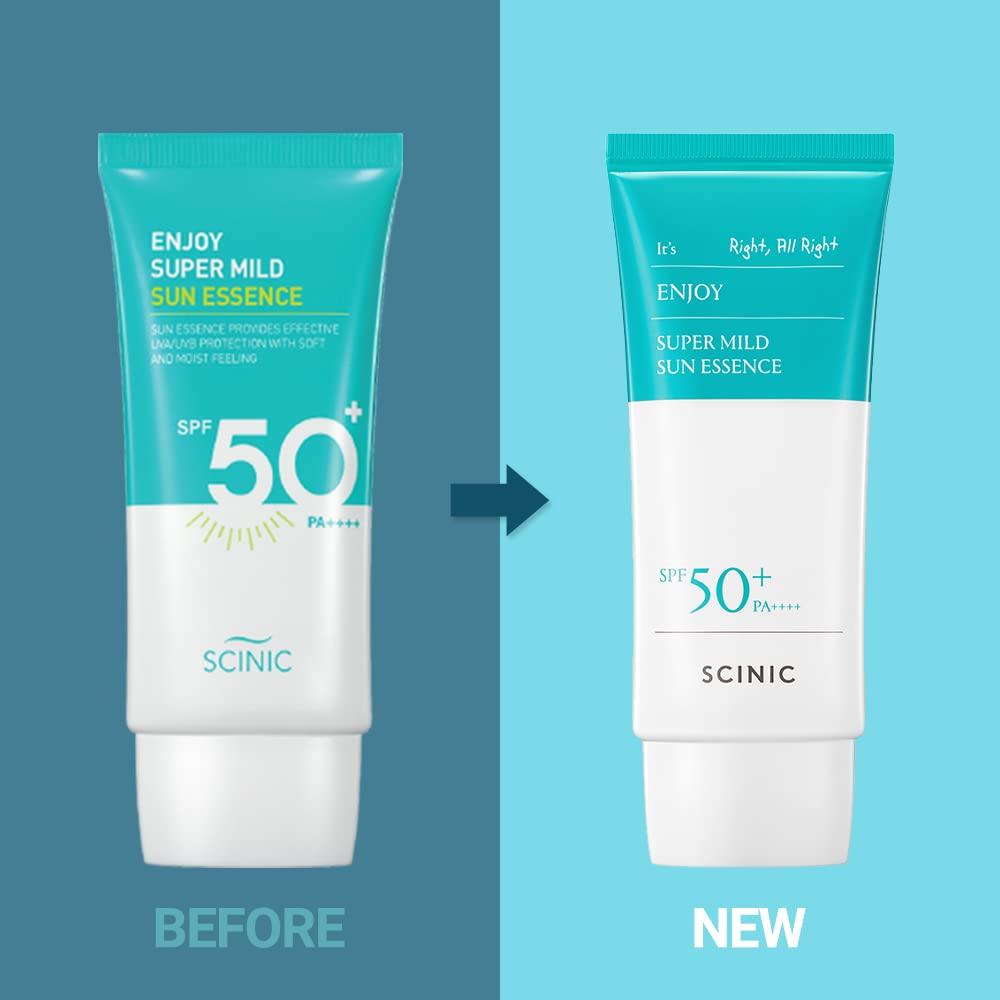 SCINIC Enjoy Super Mild Sun Essence SPF50+ PA++++ 1.69 fl oz ...