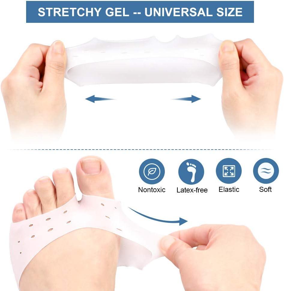 Soft Gel Metatarsal Pads for Diabetic Feet & Morton's Neuroma ...