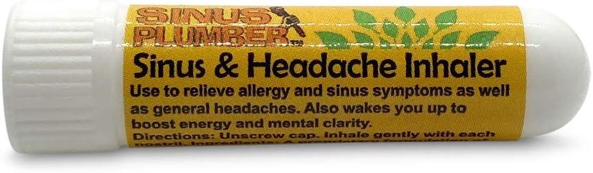 Sinus Plumber Nasal Inhaler: Fast Allergy & Sinus Headache Relief On-The-Go