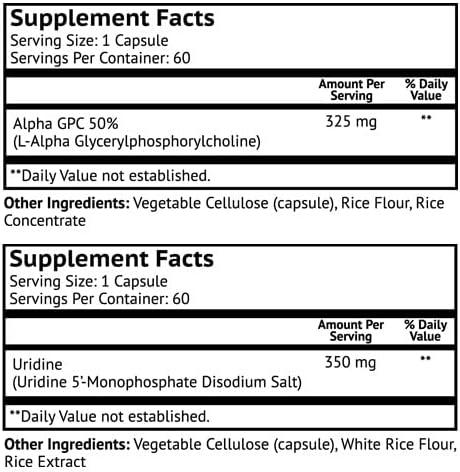 Alpha GPC and Uridine Stack - Mr Happy Stack for Cognitive Support and ...