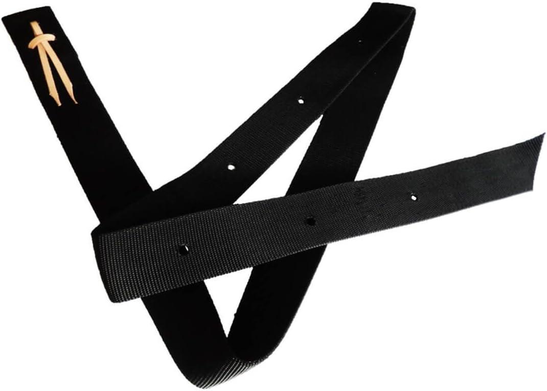 Hill Leather Co. Double Ply Black Nylon Cinch Strap & Off Billet Saddle ...