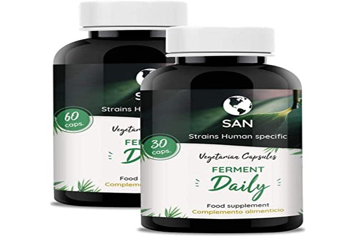 Ferment 60 Capsules - Daily Probiotic for Digestive Health ...