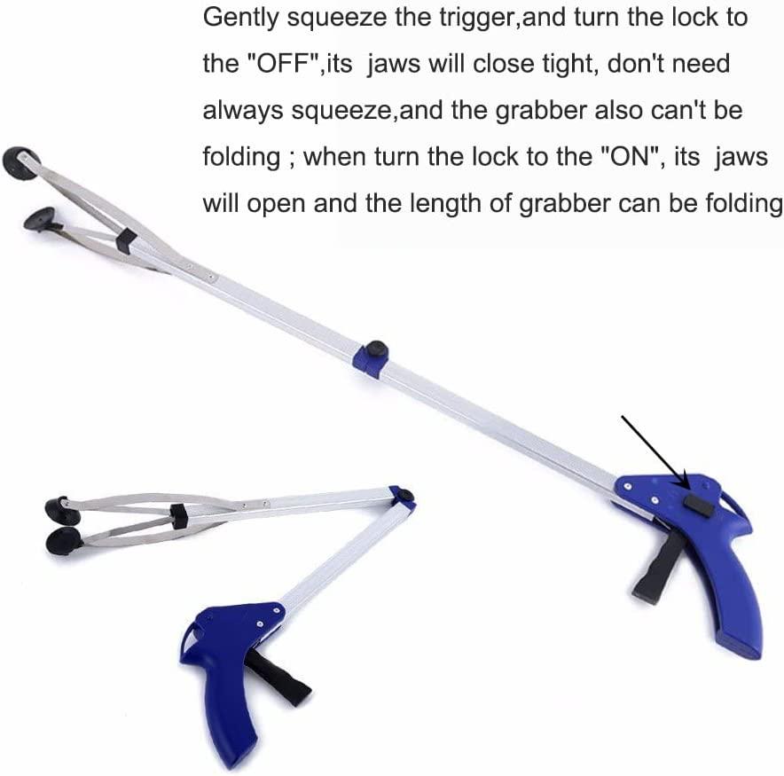 U-House Reacher Grabber - 32 Extra Long Folding Mobility Aid Tool for ...