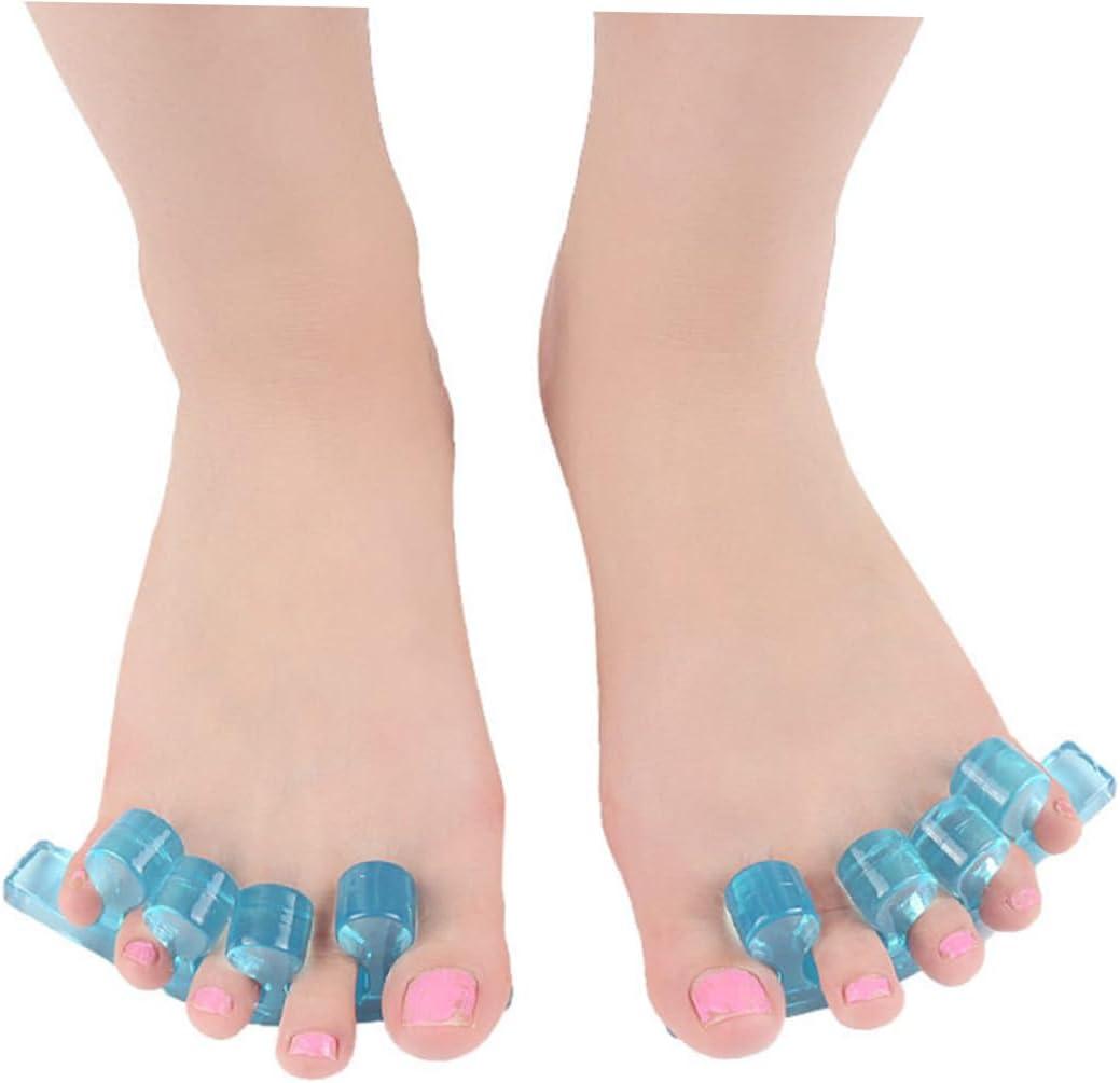 PLAFOPE Silicone Gel Shoe Spreaders for Bunion Relief 1 Pair, Blue Men ...
