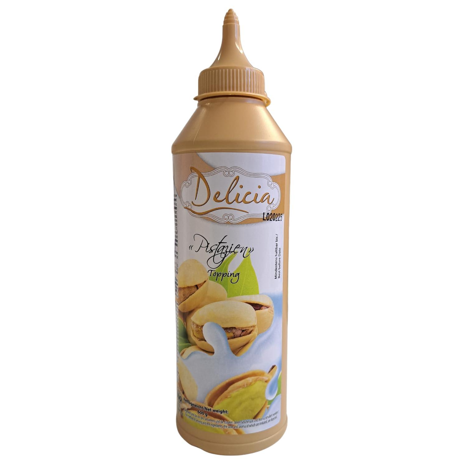 Delicia Pistachio Dessert Sauce - 600g | Versatile Topping for Creative ...