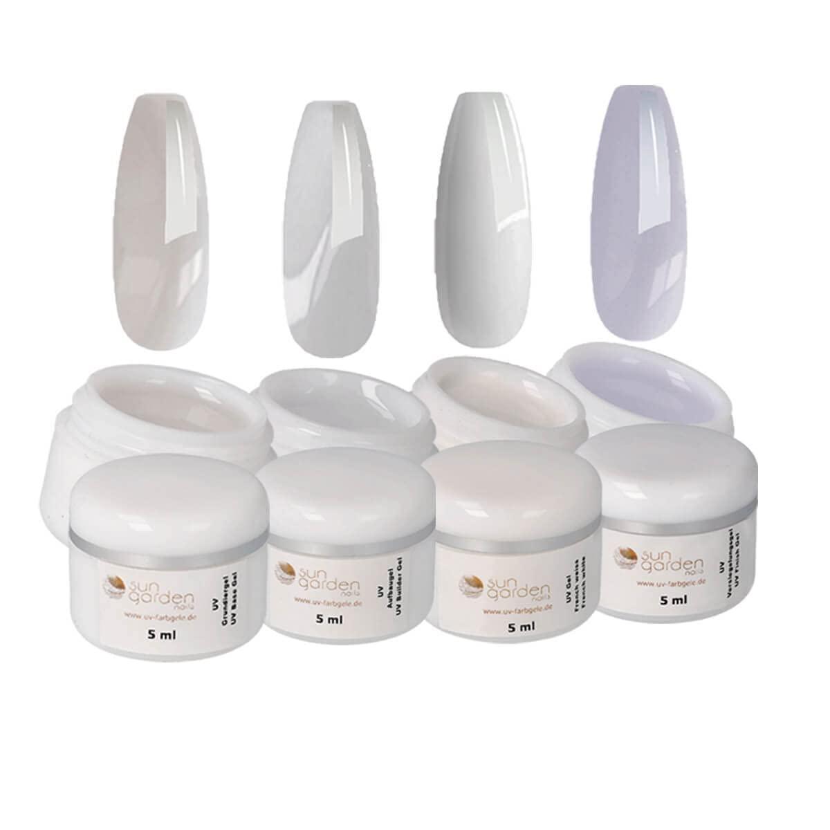 Sun Garden Nails Gel Starter Set 3 Color Gels Nail Studio for ...