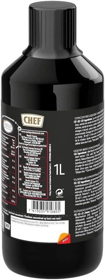 CHEF Beef Liquid Concentrate 1L - Premium Flavor Enhancer for Culinary ...