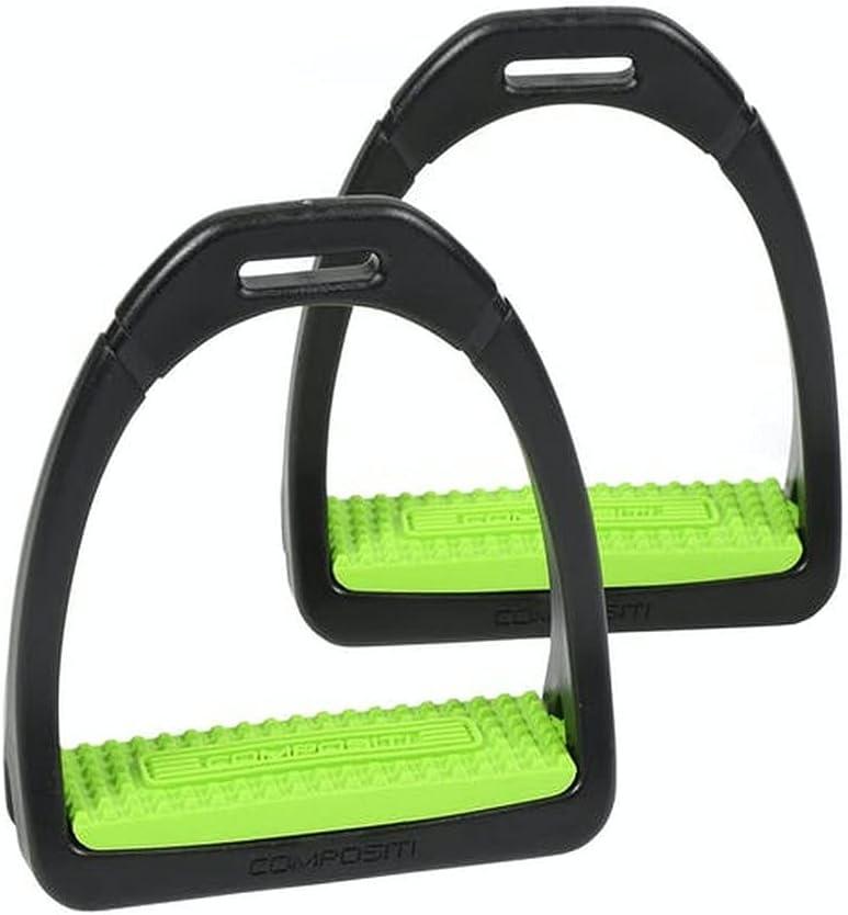 Shires Compositi Premium Profile Stirrups - Bright Green - Adults | Buy ...