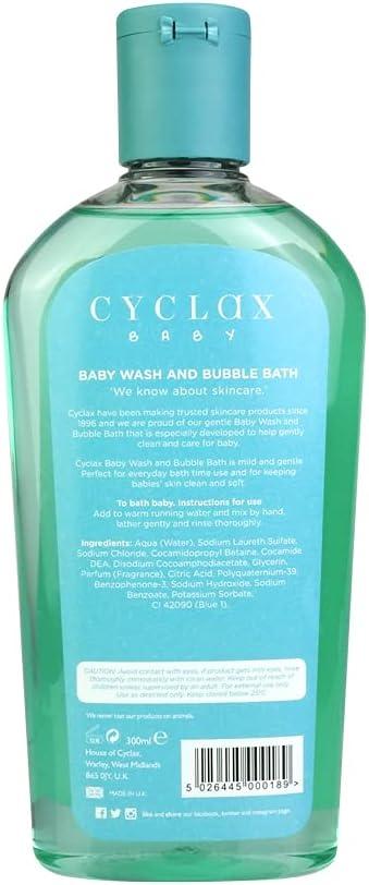 Cyclax Baby Bath 300ml - Gentle and Nourishing Formula for Sensitive ...