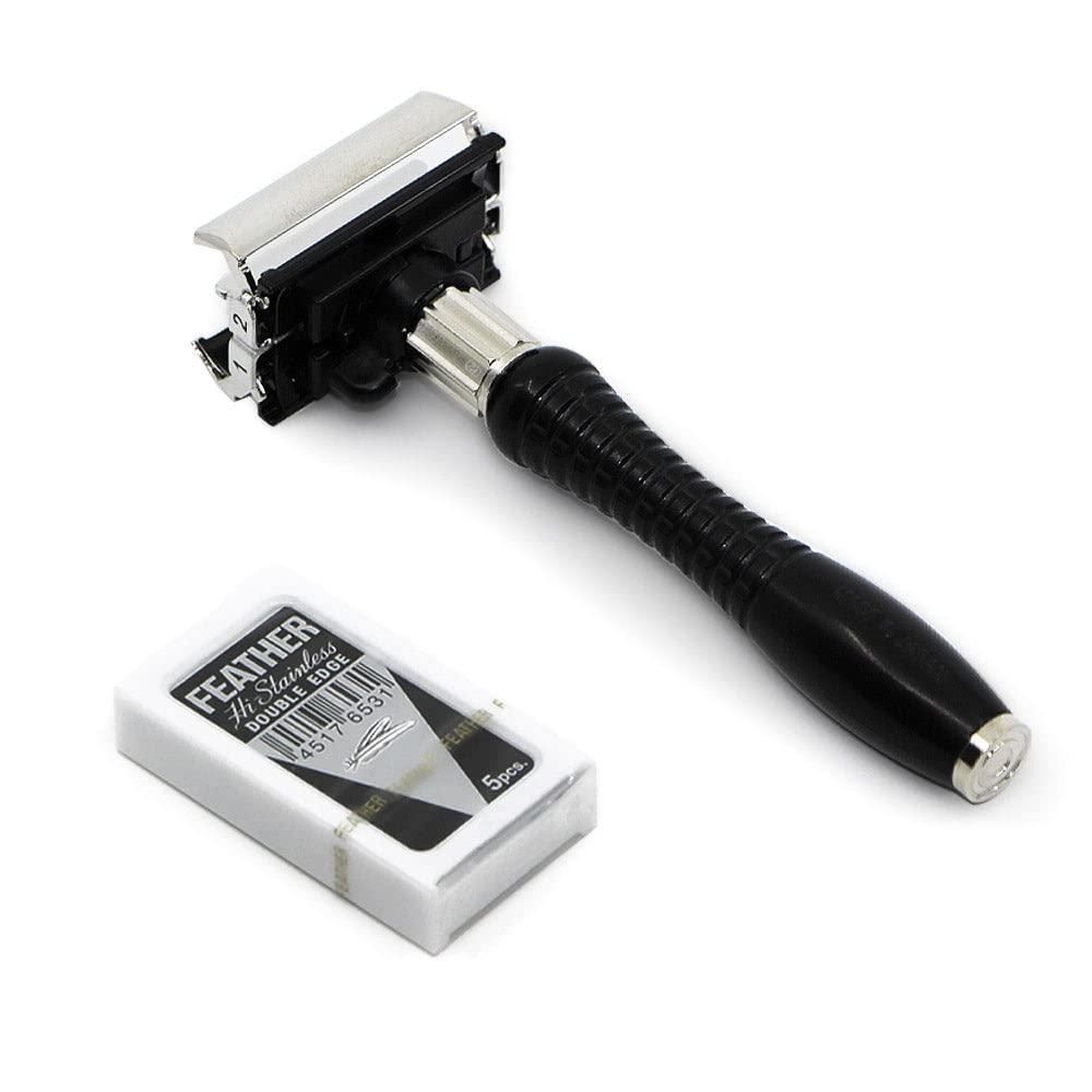 Feather Adjustable Double Edge Safety Razor - Premium Quality Shaving Tool