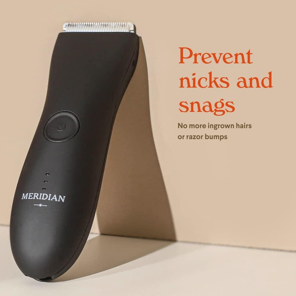 Meridian Starter Package Electric Body & Pubic Hair Trimmer Set + 1 ...