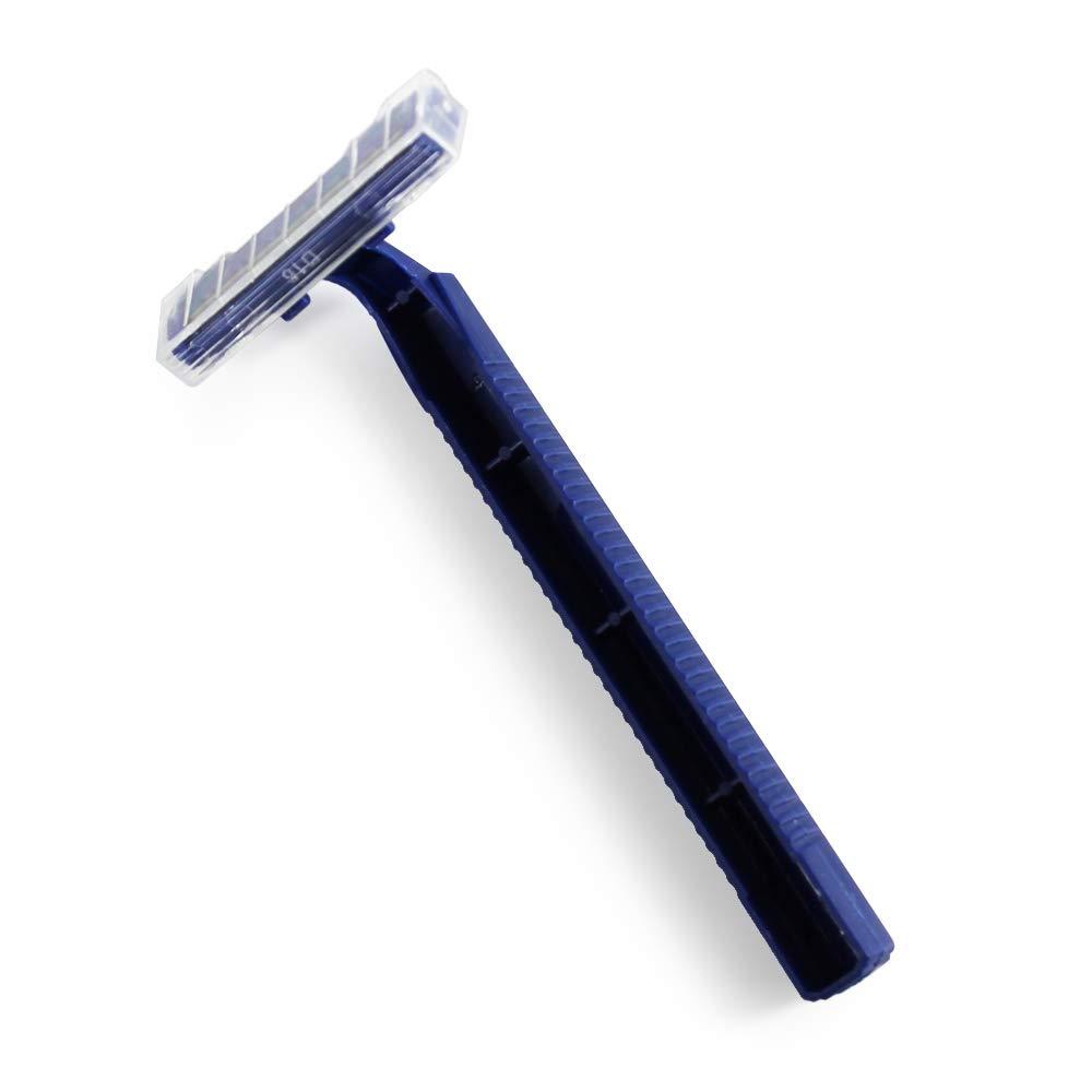 Medpride Disposable Razors 50-Pack | Twin Blades for Smooth Shaving ...
