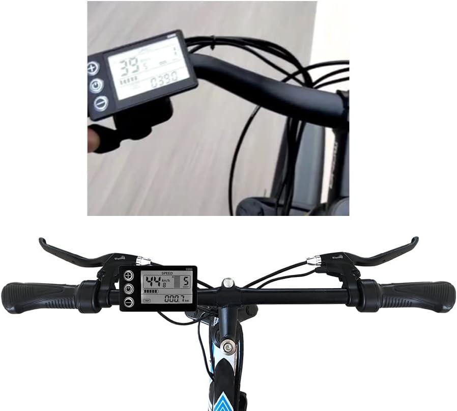 S866 Electric Bicycle LCD Display Meter - 24V 36V 48V E-Bike Control ...