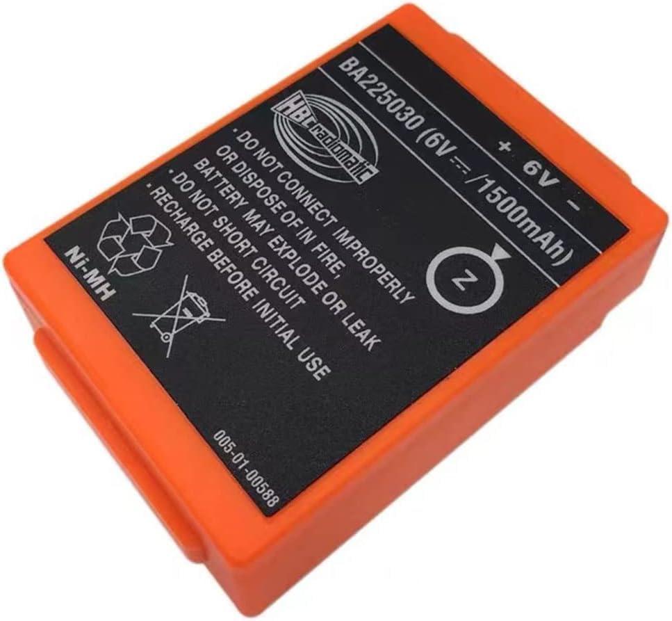 Buy 2 Pack 6V 1500mAh BA225030 Ni-Mh Rechargeable Battery for HBC ...
