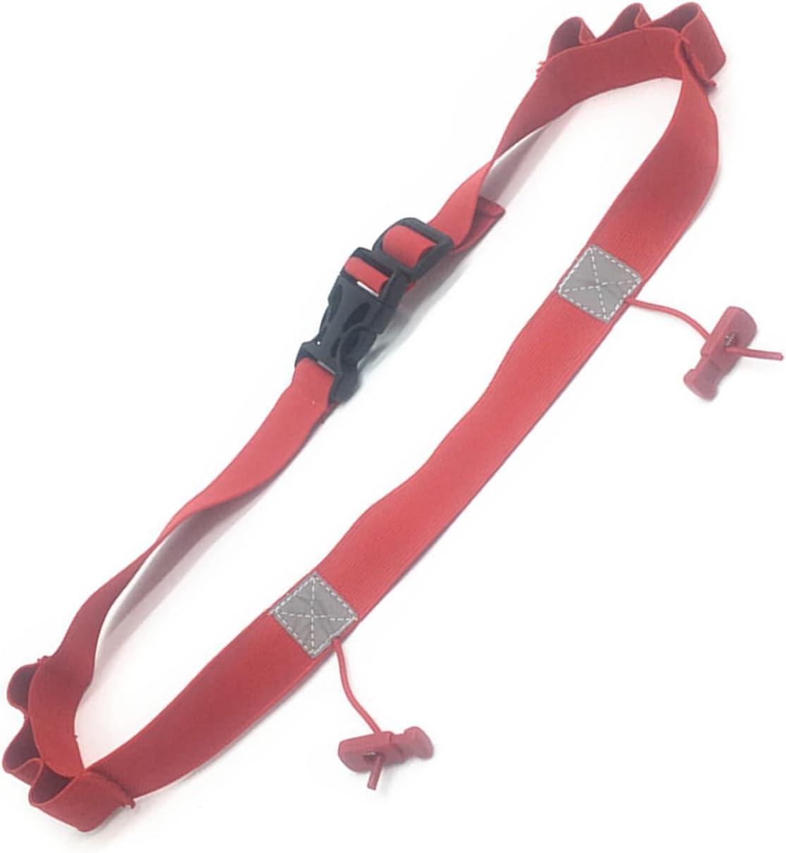 Premium Running Number Belt with Gel Reflex Strips Ideal for Cycling ...