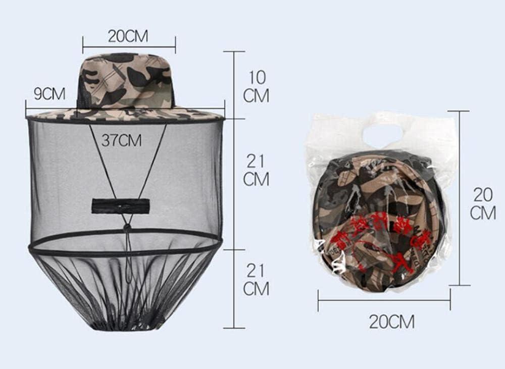 Beekeeping Beekeeper Folding Hat Mask Face Mesh Net Anti-mosquito ...