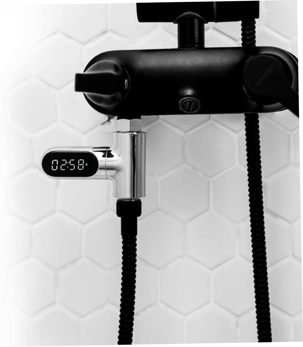 Digital Shower Thermometer 5 85 C - 360 Rotating LED Water Meter for ...