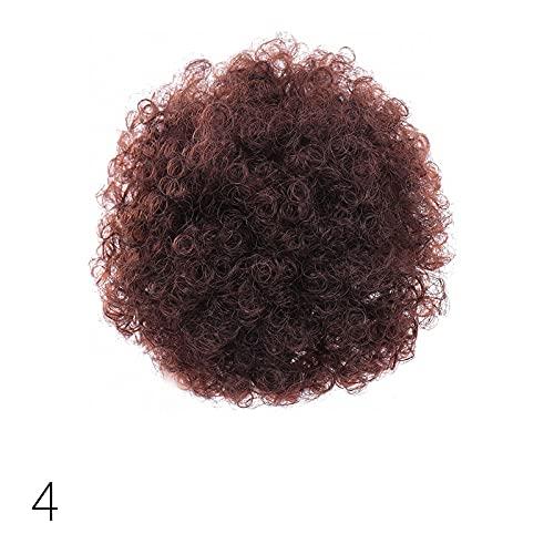 Buy Synthetic Puff Afro Short Kinky Curly Chignon Hair Bun - 4 in 1 ...
