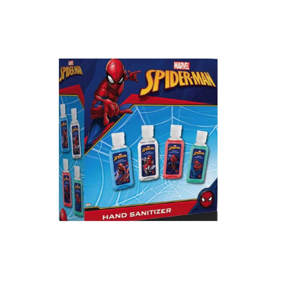Spiderman Boys Travel Hand Sanitizer Pack - Set of 4 Mini Bottles for ...