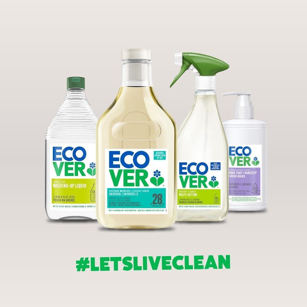 Ecover Fabric Softener - Rose & Bergamot | Natural & Gentle | 1L (33 Applications) - Eco ...