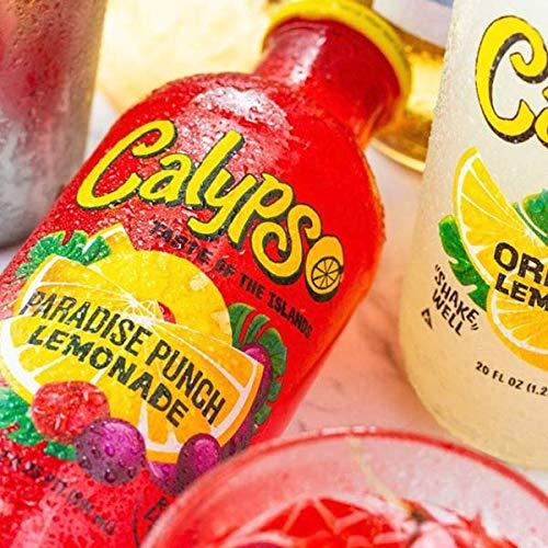 Calypso Lemonades 16oz Glass Bottles 6 Pack - Paradise Punch Flavor ...