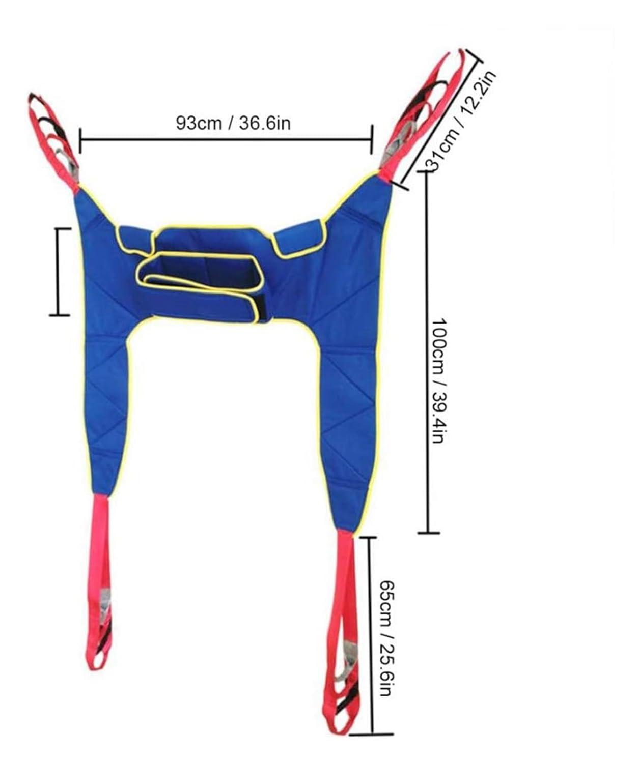 Liulijun Transfer Care Lifter | Four-Point Support Sling Strap for Full ...