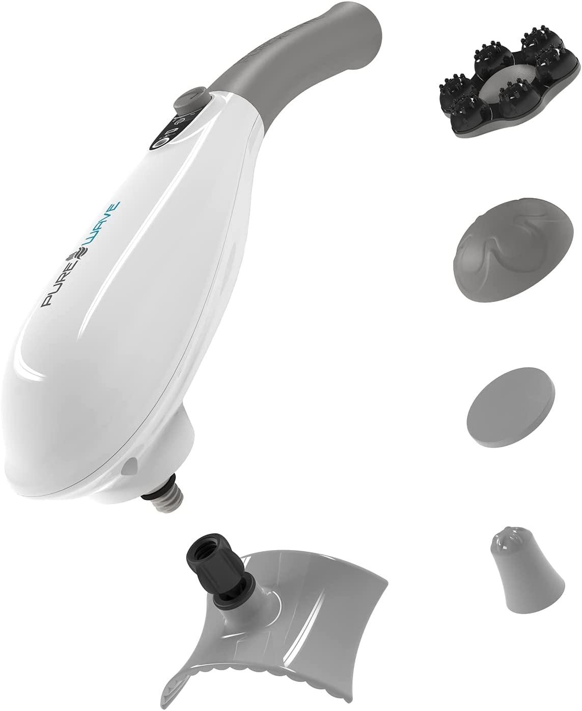PUREWAVE CM-05 Percussion Massager with 5 Attachments - White | Buy Now ...