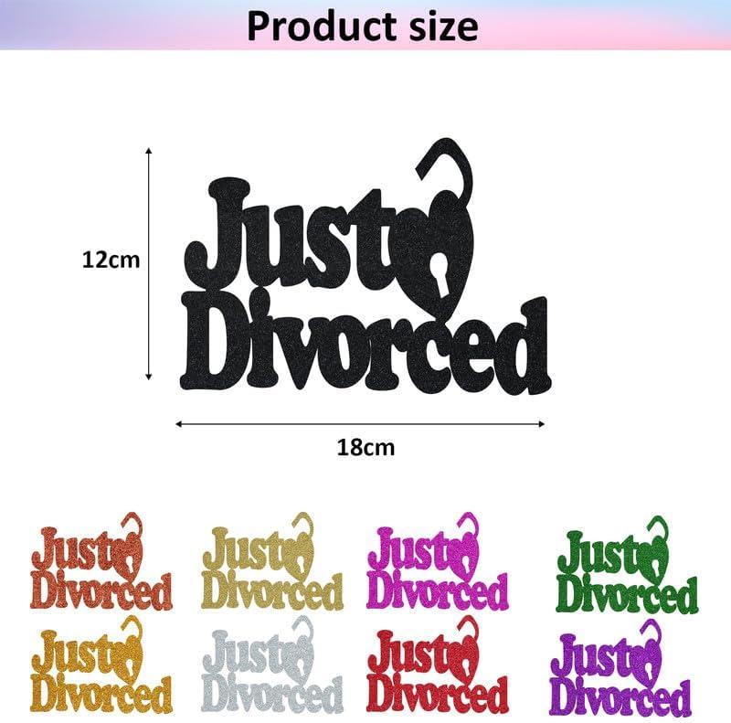 Divorce Cake Toppers - Just Divorced Cake Picks for Break Up Theme ...