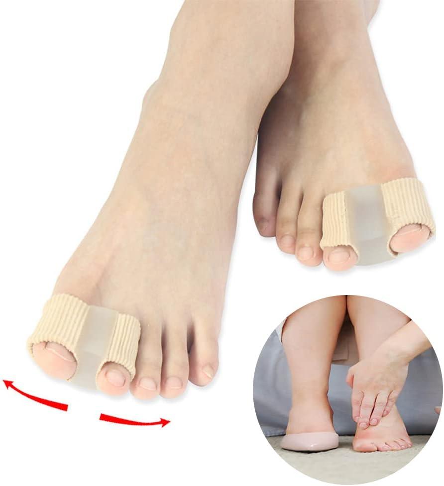 Silicone Toe Extensors & Spreaders for Hallux Valgus - 2-Piece ...
