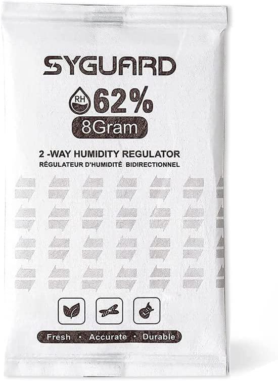 SyGuard 62% RH 2-Way Humidity Regulator 8g | 15-Count Resealable Bag ...
