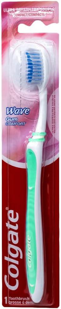 Colgate Wave Gum Comfort Ultra Soft Toothbrush - Pack of 6 (Colors Vary ...