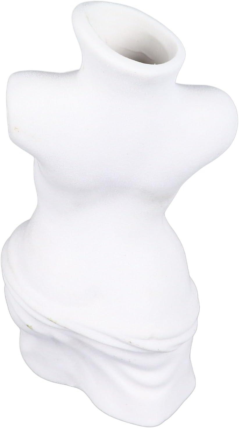 Elegant Female Body Vase | Ceramic Flower Vase for Living Room Decor ...