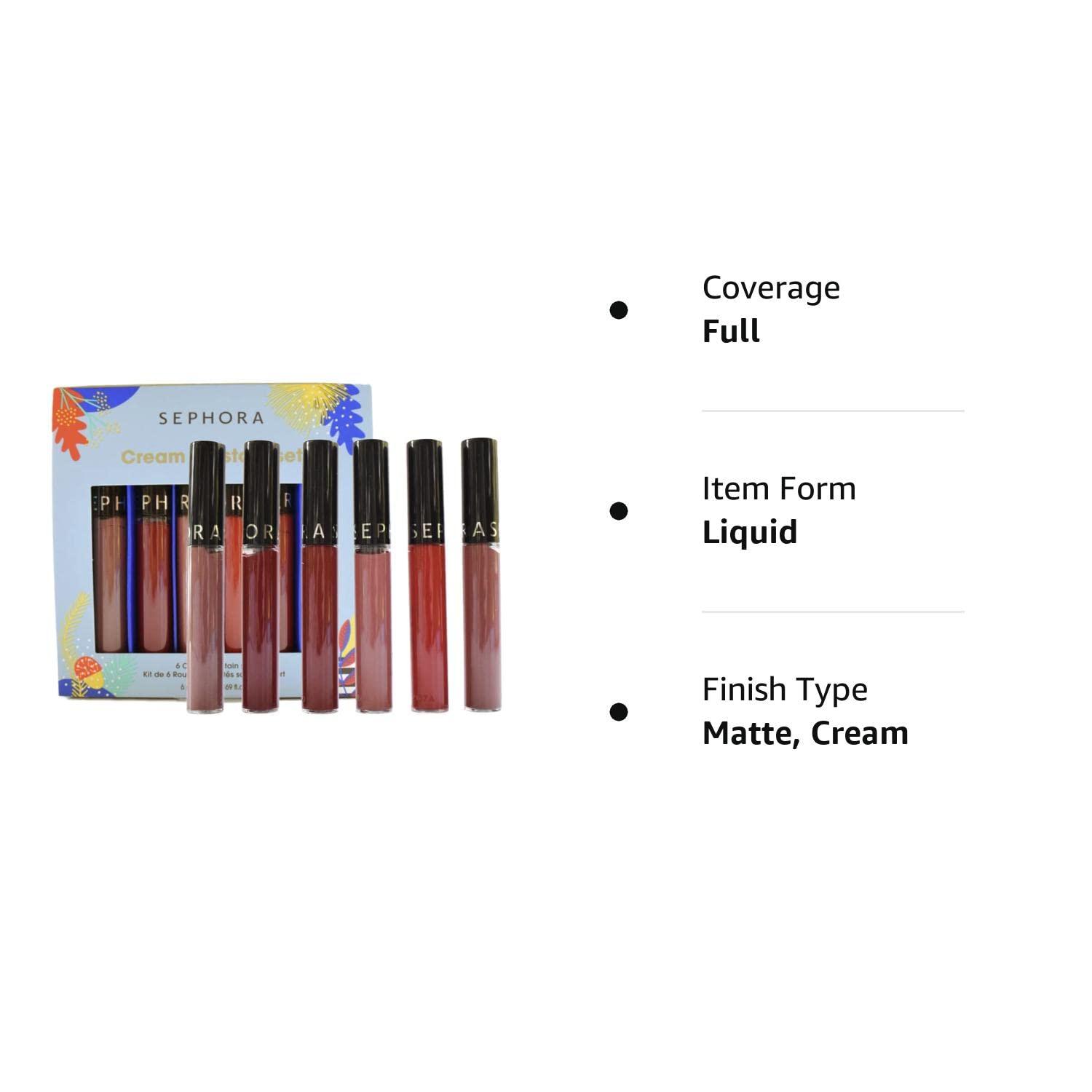 Sephora Cream Lip Stain Set: Marvelous Mauve, Cherry Moon, Copper Blush ...