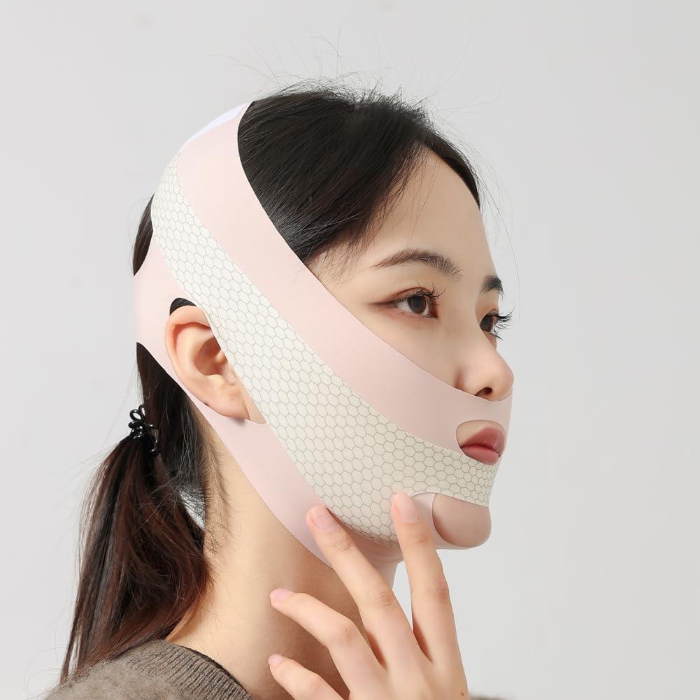 luxurious One-Piece Face Shaping Bandage Plasticity Full Face Lifting ...