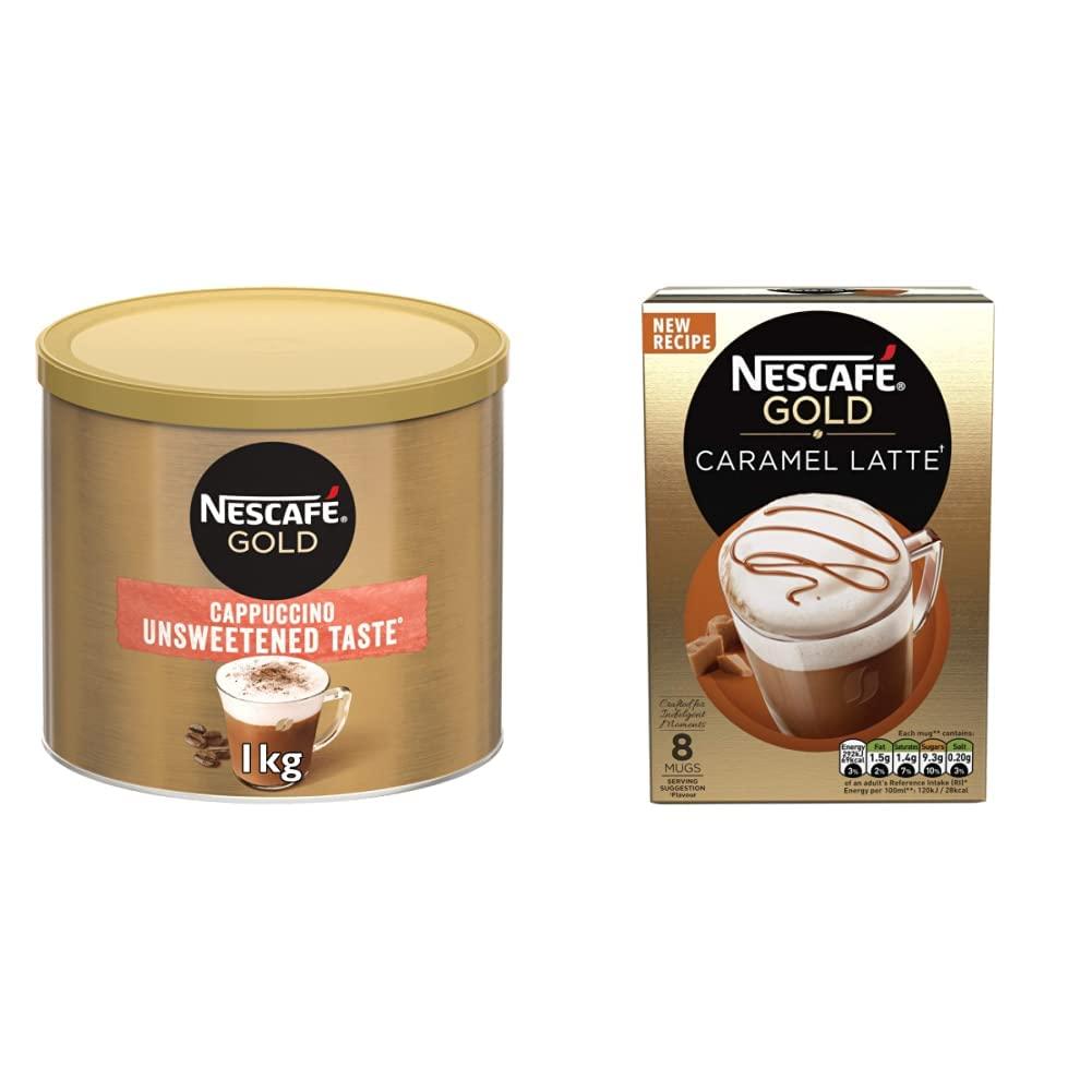 Nescafe Gold Cappuccino Unsweetened Taste Instant Coffee Tin 1 kg ...