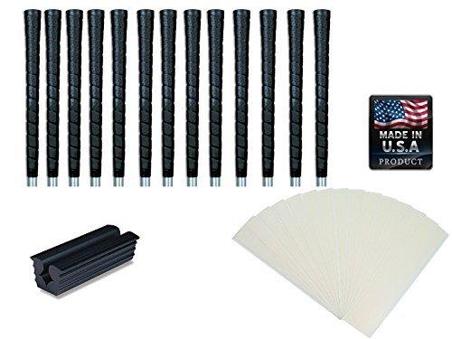 Tacki-Mac Golf Grips Standard Size Black Pro Tour Wrap Grip Kit - 13 ...