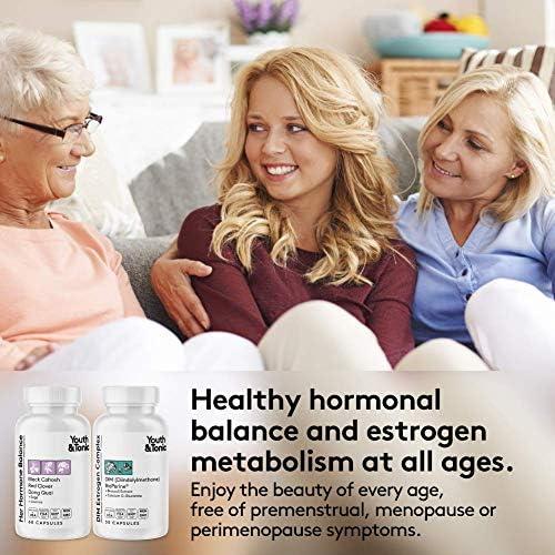 Women's Hormone Balance Supplements | Menopause & PMS Relief | Black ...