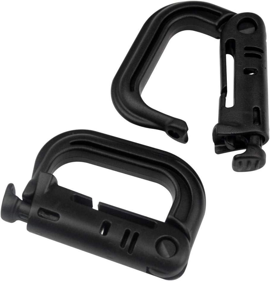 Topbuti 18 pcs Multipurpose Grimlock D-Ring Locking Molle Clips ...