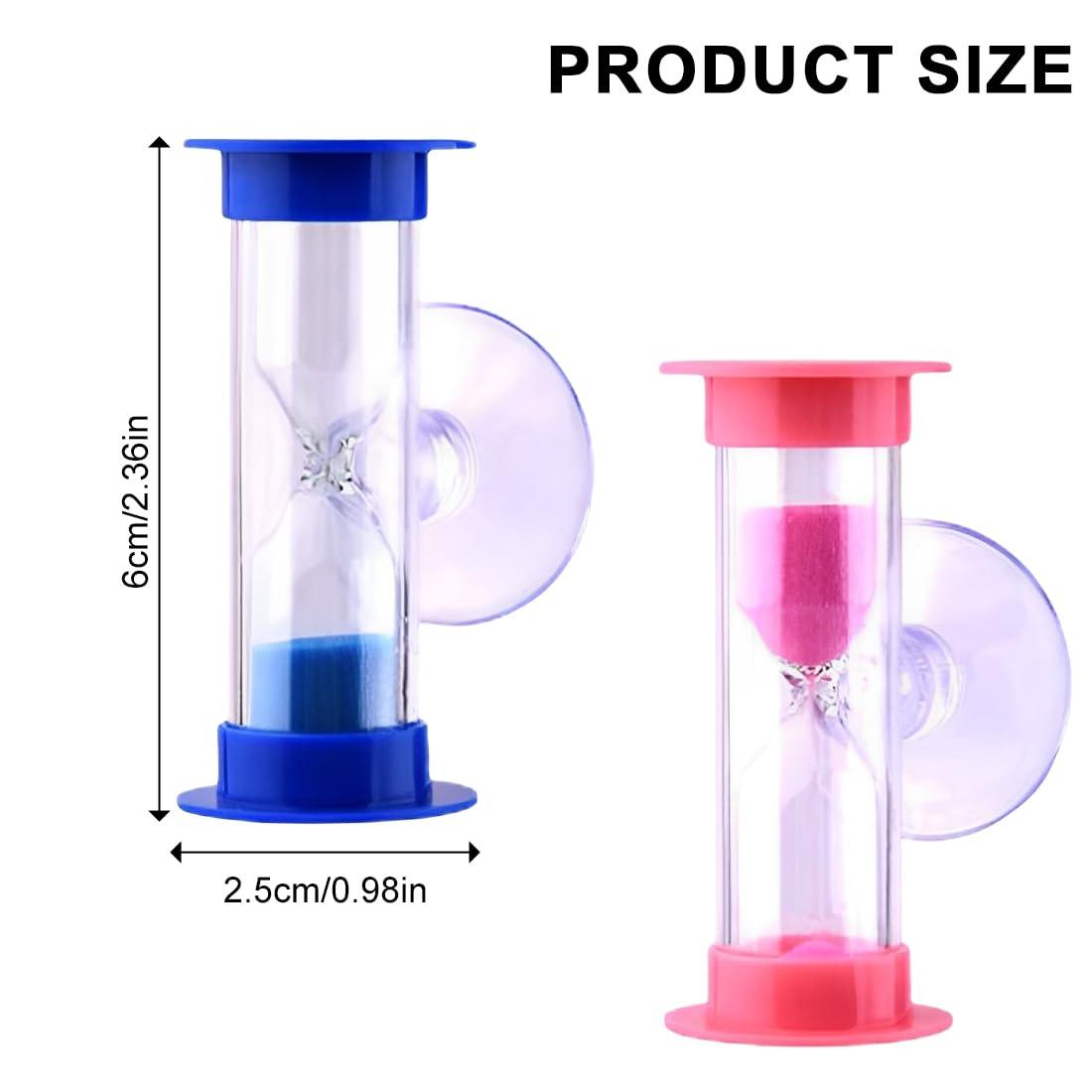 REQAG 2-Piece Hourglass Timer - 3 Minute Children's Tooth Brushing ...