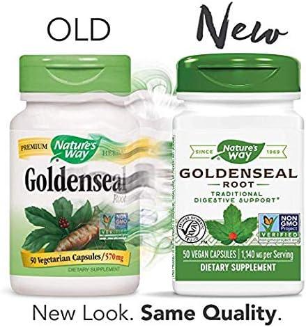 Goldenseal Root 570mg Capsules - Natural Immune Support