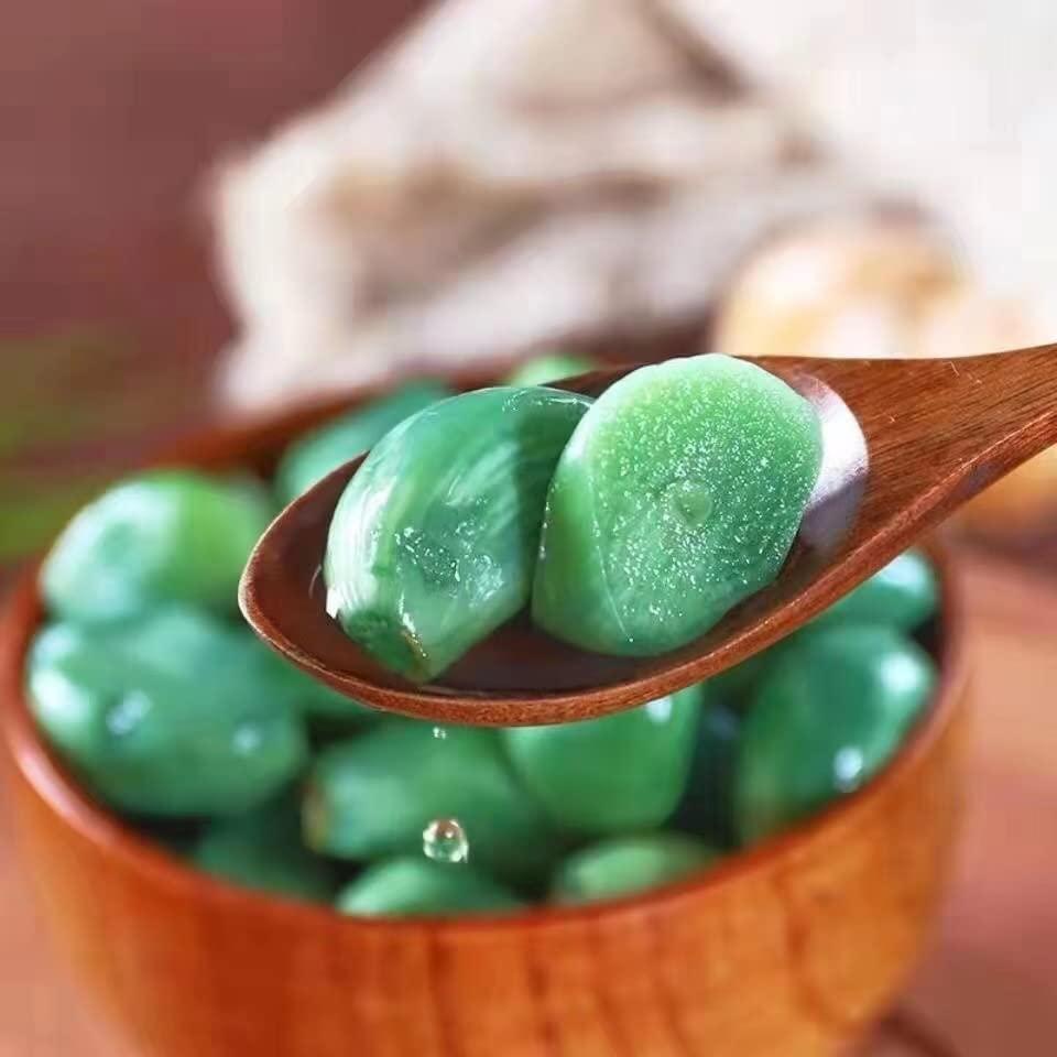 Laba Garlic Emerald Green Sweet and Sour Pickled Garlic - Shandong ...