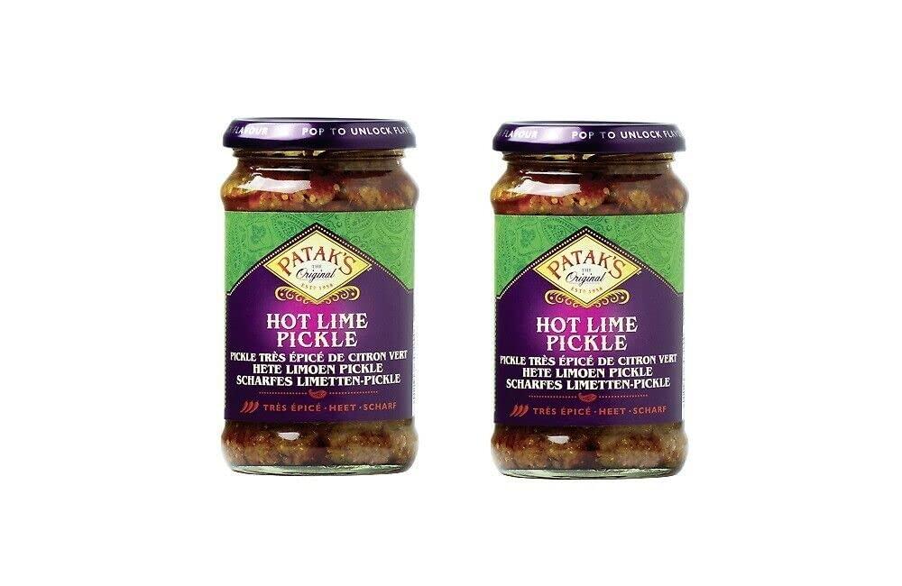 Buy Pamai Pai Hot Lime Pickle Double Pack - 2 x 283g Authentic Indian ...