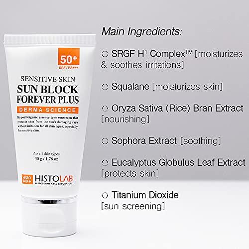 Histolab Sun Block Forever Plus SPF 50+/PA+++ for Sensitive Skin - Korean Skin Care | Buy Now ...