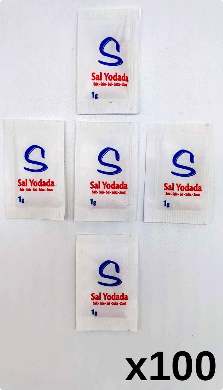 100 x Salt Yodada Individual Condiment Sachets - Handy Mini Packets ...