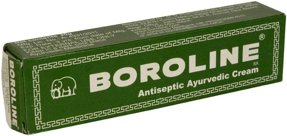 Boroline Antiseptic Ayurvedic Cream 20g - Pack of 6 - Buy Online Now ...