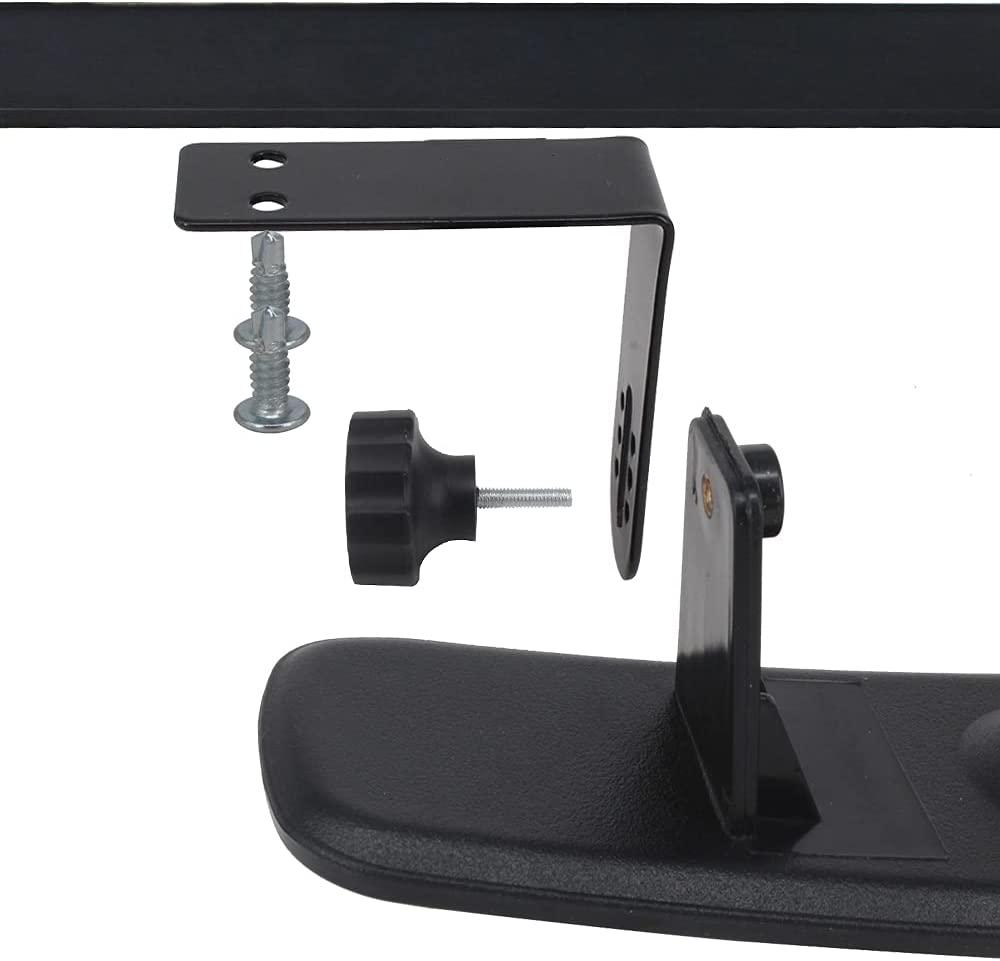 HKOO Golf cart Rear View Mirror 16.5" Extra Wide 180 Degree Panoramic ...