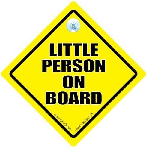 Little Person On Board Car Sign Little Person On Board Little Person on ...